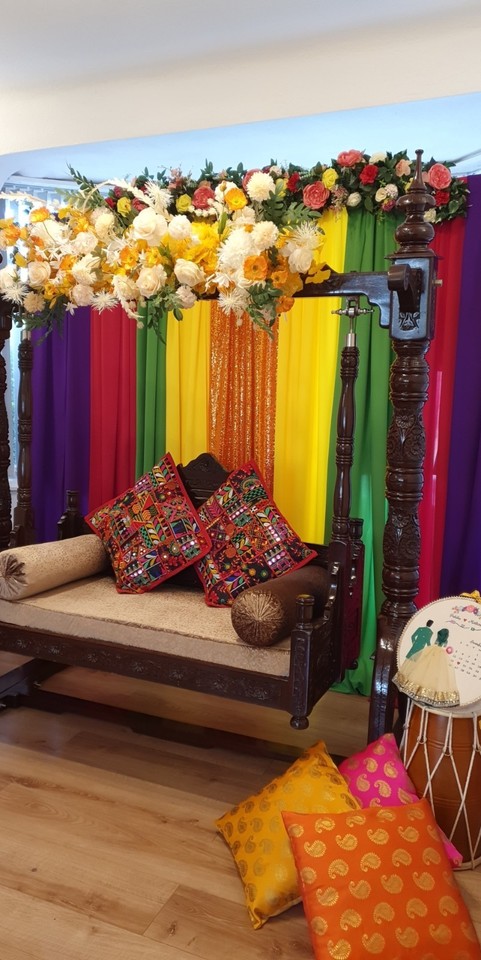 New Traditional Antique Wooden Chinyoti Indian Pakistani Swing Jhoola ...