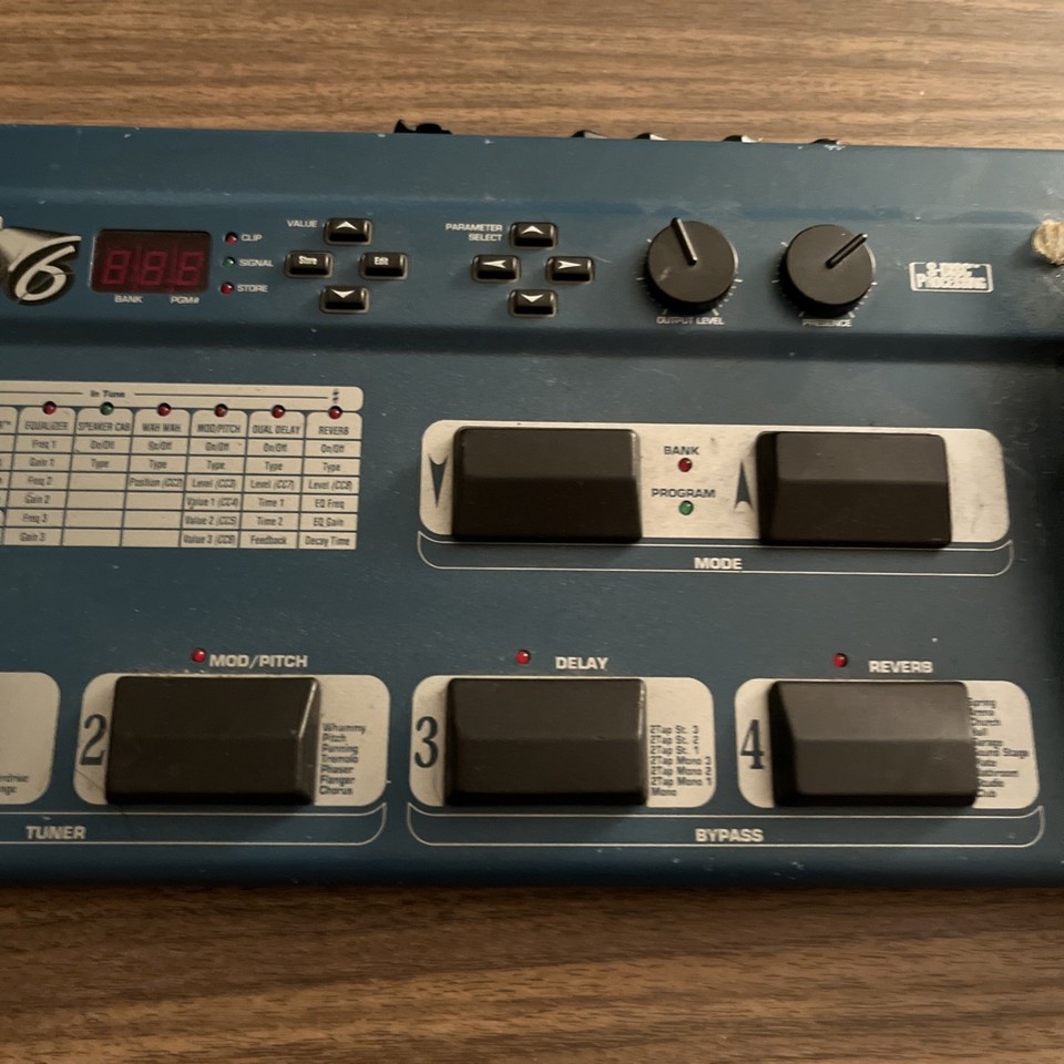 Digitech RP6 Guitar Multi-Effects Pedal Untested With Case | eBay