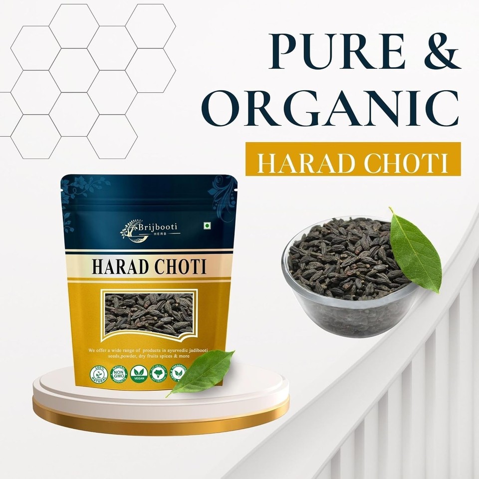 Organic & Natural Harad Choti - Haritaki - Kadukkai - Karakkaya ...