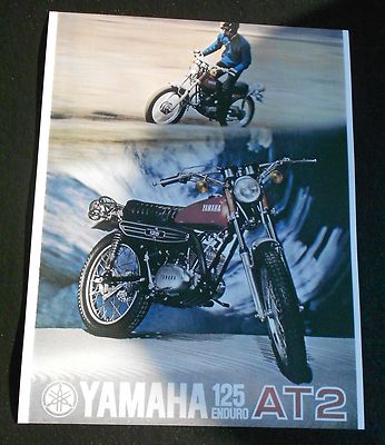 1972 YAMAHA AT2 125 ENDURO SALES AD/ BROCHURE | eBay