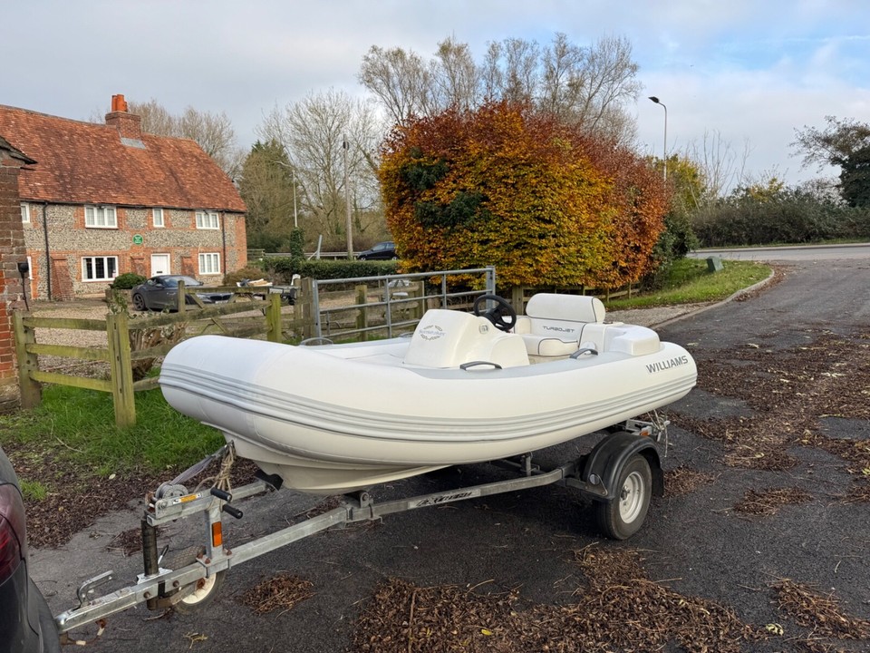 Williams 285 Turbojet Jet Rib Tender with new tubes and trailer | eBay UK