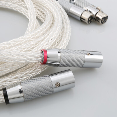 8AG Silver Plated Interconnect Audio Cable HIFI Balanced XLR Cable | eBay