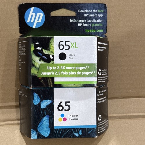 HP 65XL Black 65 Tri-Color Combo Ink Cartridge 196068101152| eBay