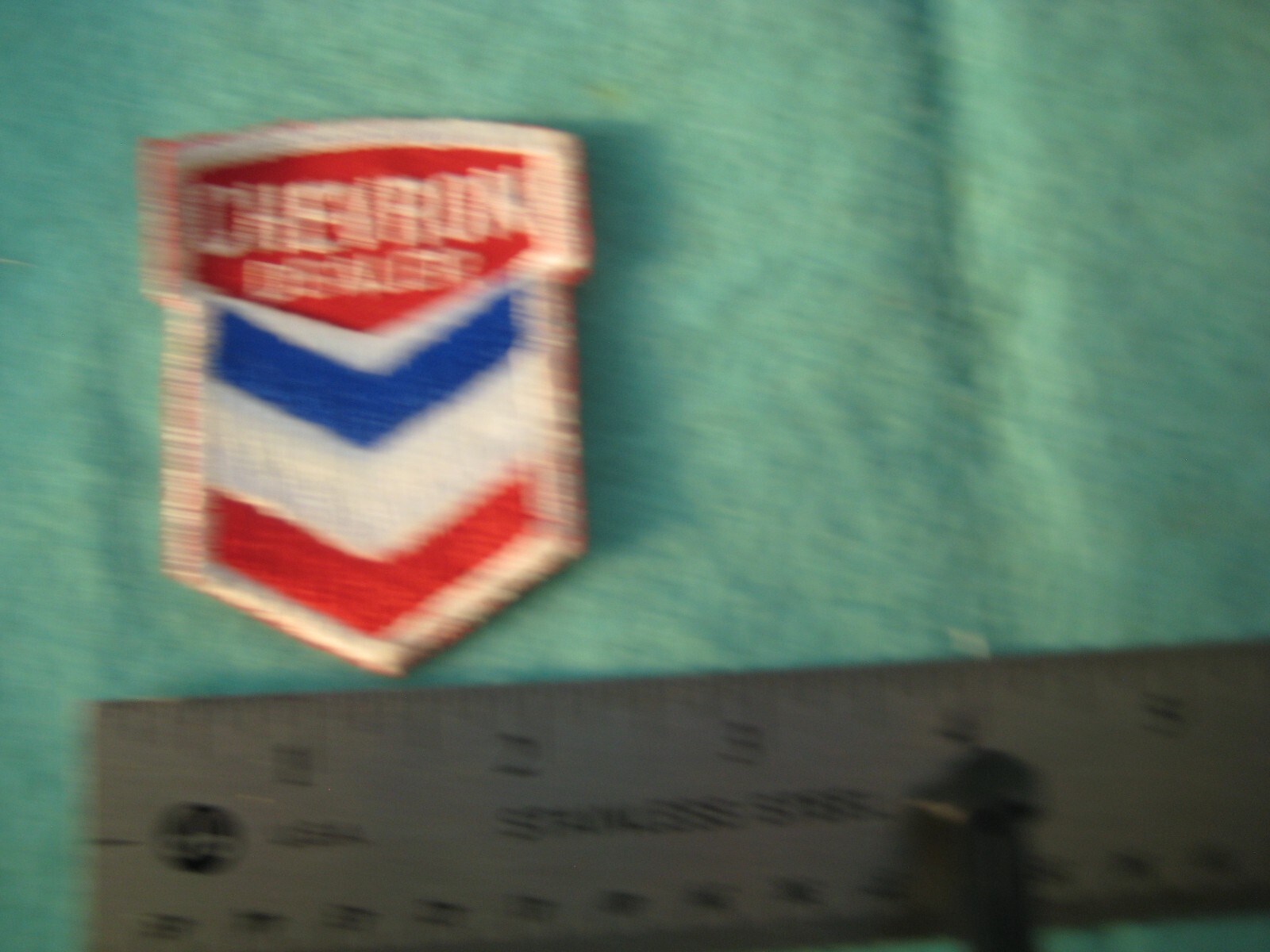 Vintage Chevron Gasoline Service Parts Dealer Uniform Patches | eBay