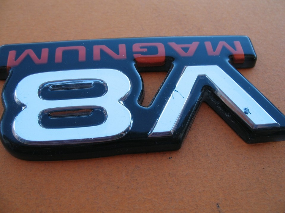 94 95 96 97 98 99 00 01 DODGE RAM V8 MAGNUM SIDE EMBLEM LOGO BADGE SIGN ...