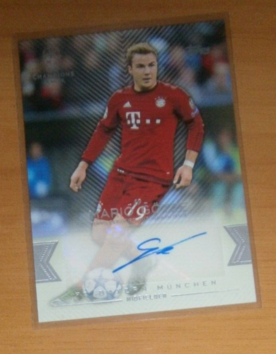 AUTOGRAPH 2015-16 TOPPS UEFA CHAMPIONS LEAGUE Showcase #CLA - MG MARIO ...