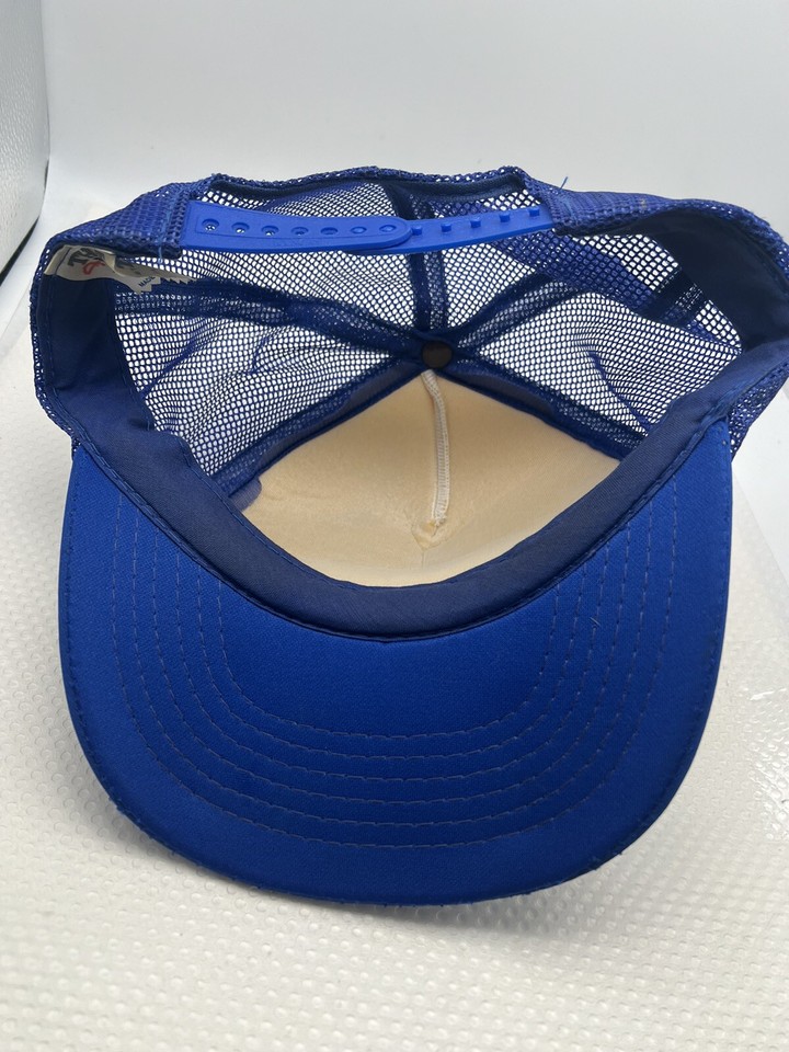 Blue White Viracon Mesh Hat | eBay