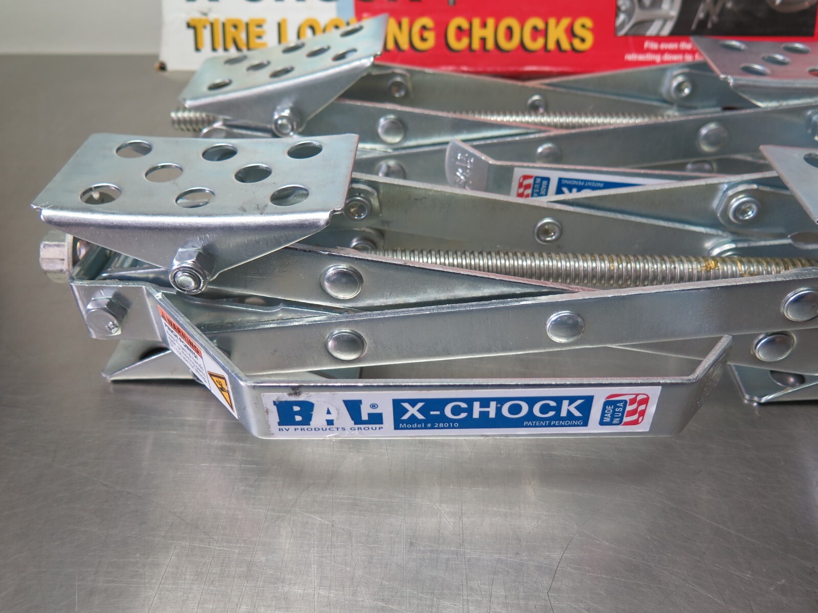 BAL RV 28012 X-Chock Wheel Tire Locking Chocks; Set of 2 *MISSING ...