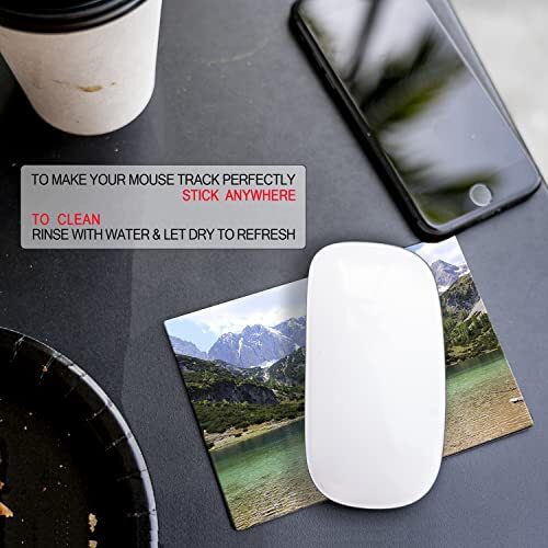 Adhesive Mouse Pad - Peel and Sticks to Any Surface - Travel Mouse Pad ...