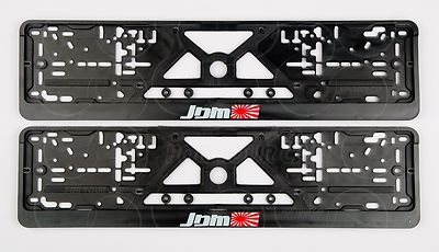 RISING SUN JDM JAPAN FLAG License Plate Frame Frames 2pcs drift race ...