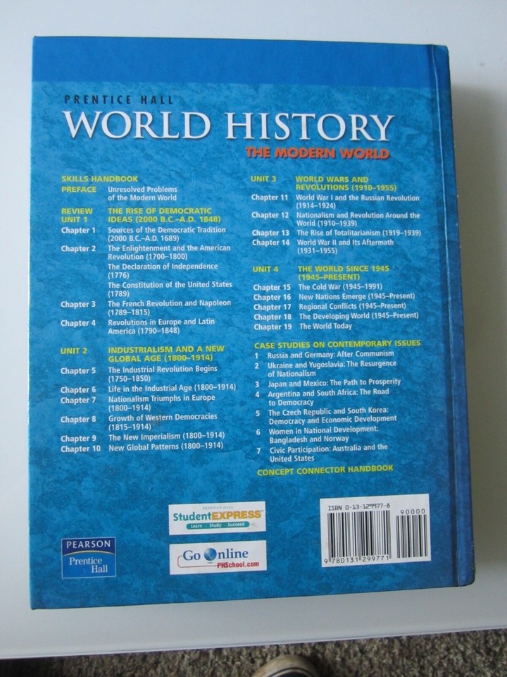 World History The Modern World - text book - Prentice Hall - California ...