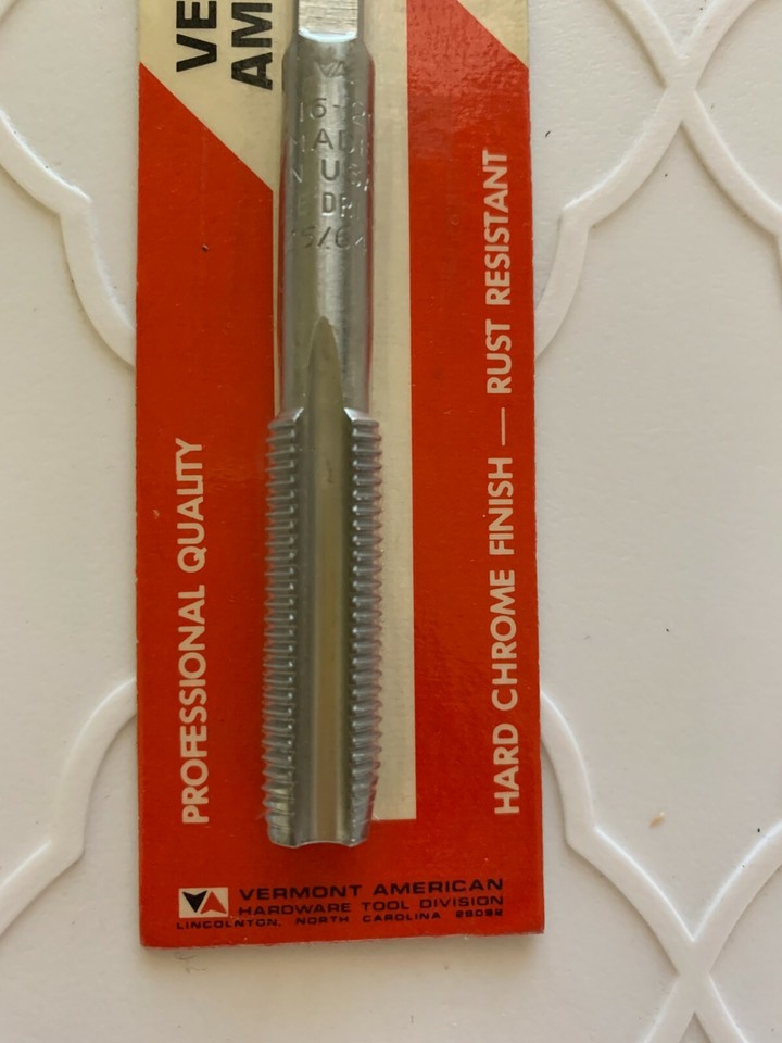 Vermont American Tap and Die Vintage Threading Tools Hard Chrome Finish ...