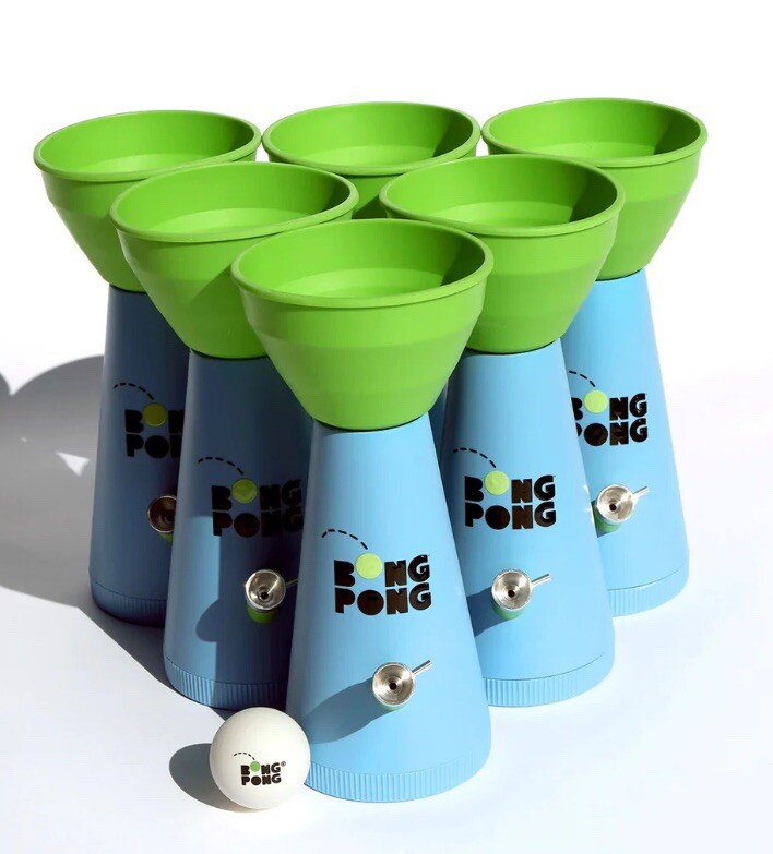 🔥🔥 THE ORIGINAL Pong Bong ( Like Beer Pong) Set ! New Totally RAD ! | eBay