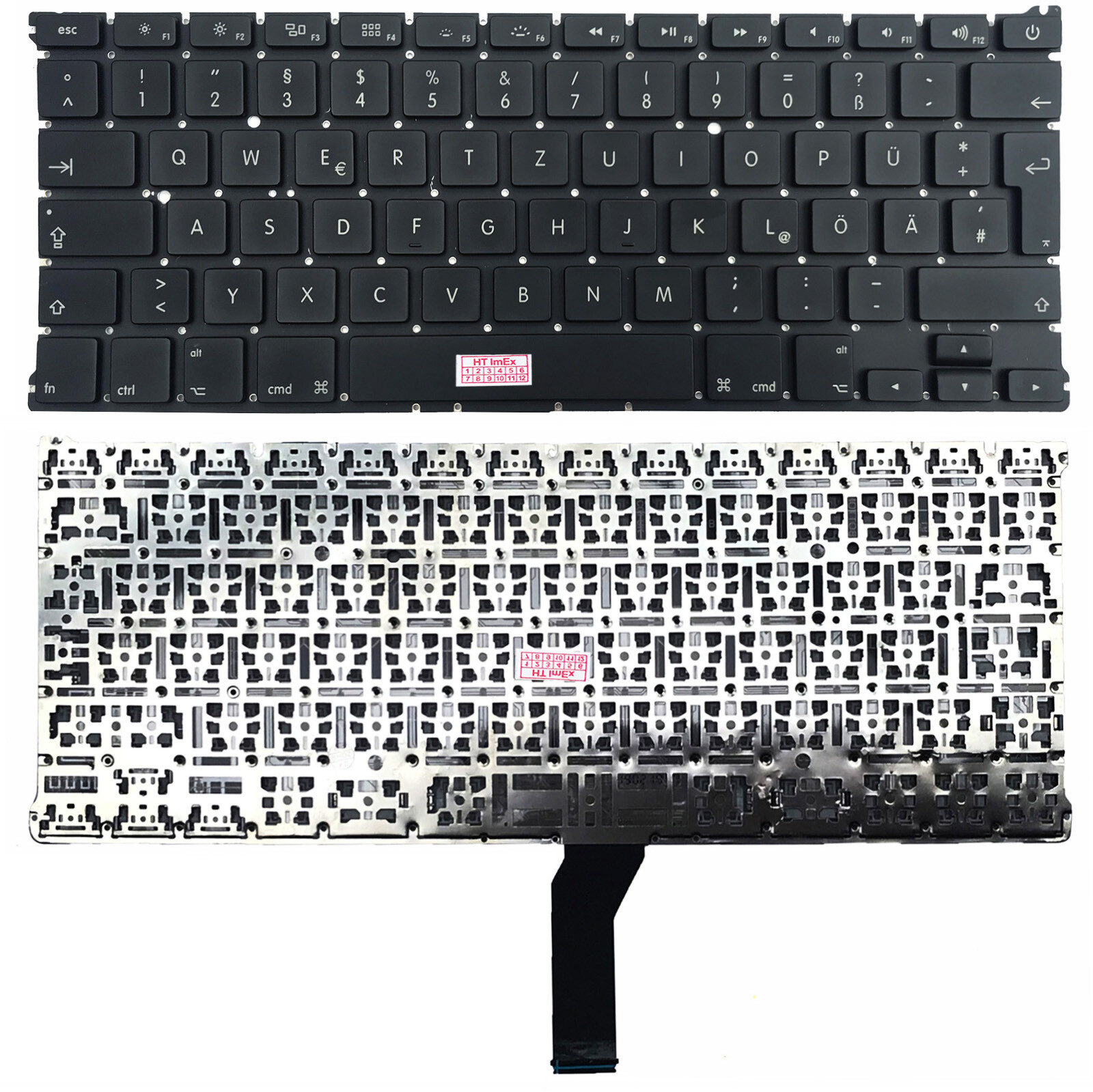 Deutsche - Tastatur ohne Beleuchtung für Apple Macbook Air 13" A1466 ...