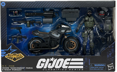 SHOCKWAVE & NIGHT PURSUIT CYCLE Night Force GI JOE Classified Series ...