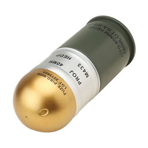 M433 HEDP 40mm Cartridge Dummy Grenade Model Collection Toy Mini ...
