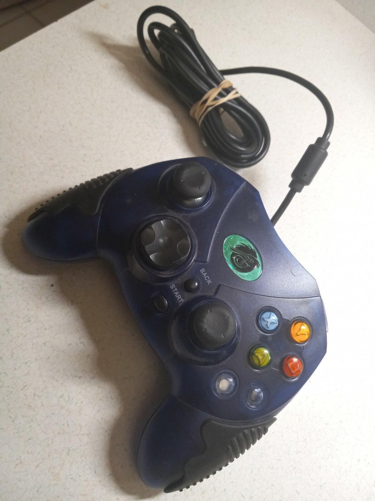 Pelican Wired Controller For Original Xbox BLUE PL-2023 with breakaway ...