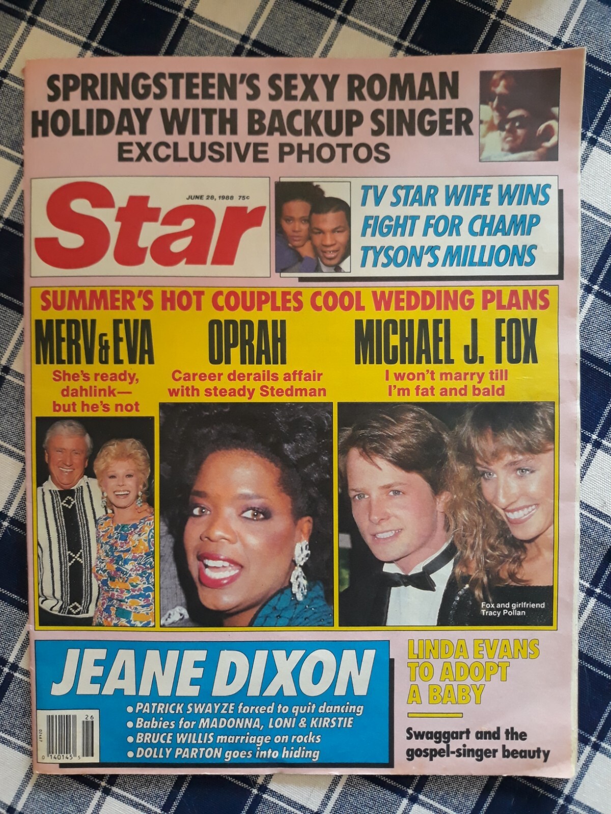 vintage STAR TABLOID MAGAZINE newspaper June 28 1988 Oprah, Michael J ...