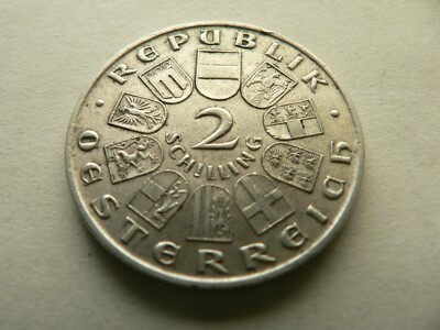 Österreich 2 Schilling 1929 Silber 640 12gr | eBay.de