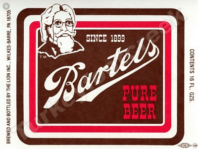 Bartels Beer Label 9" x 12" Metal Sign | eBay