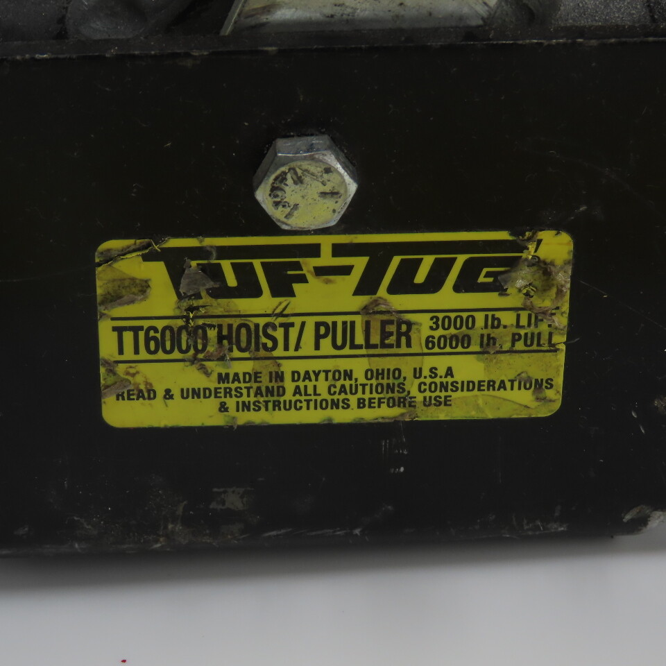 Tuf-Tug TT6000 3000LB Lift 6000LB Pull Cable Hoist Puller | eBay