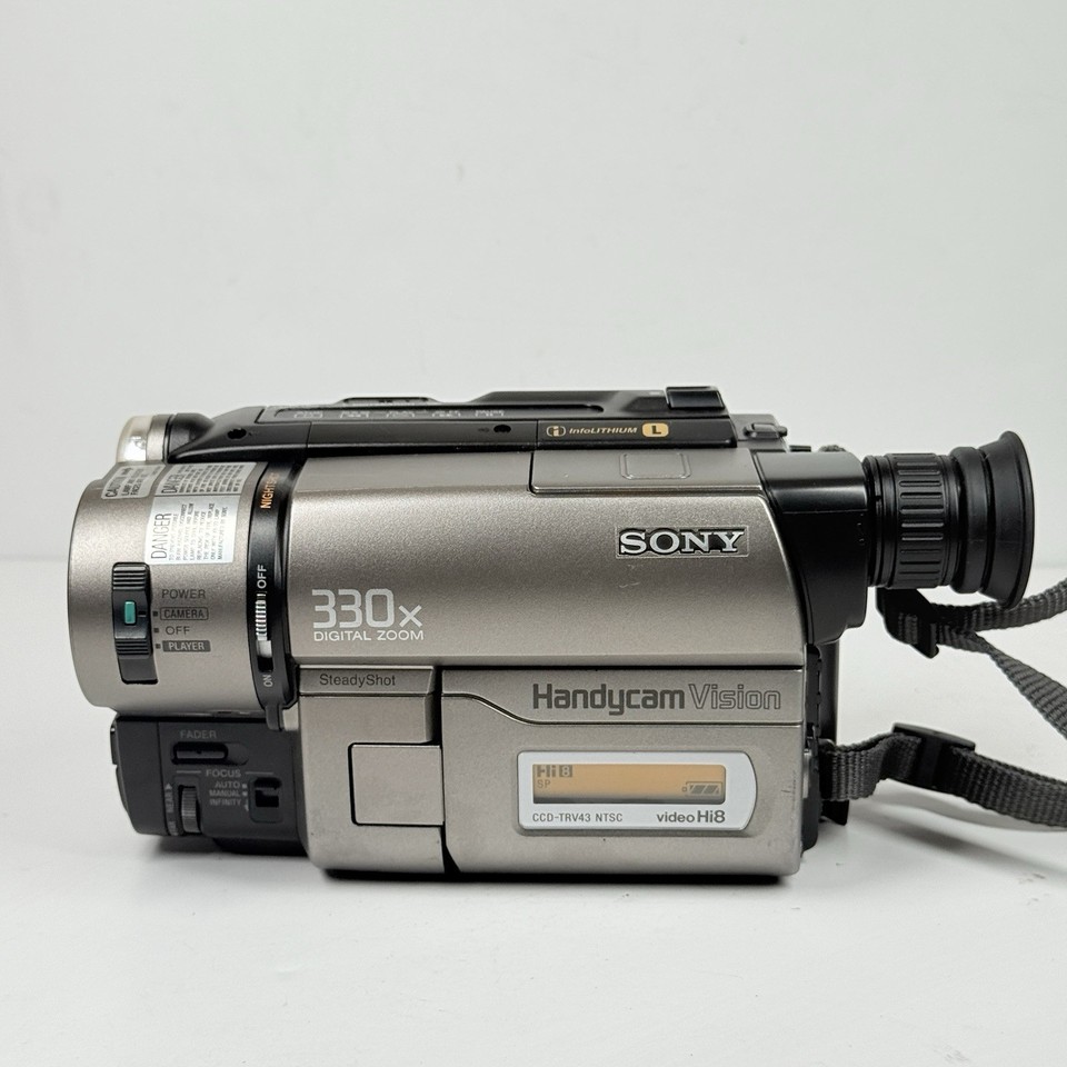 Sony Handycam DCR-TRV43 Silver 360x Digital Zoom Video Camera Camcorder ...