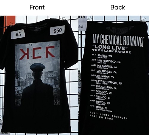 My Chemical Romance Long Live The Black Parade T-shirt 2025 Merch ...