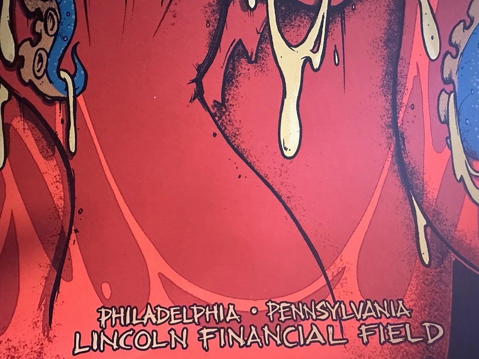 METALLICA PHILADELPHIA DAY 1 Event Poster #/950 5/23/25 ARTIST SIGNED ...