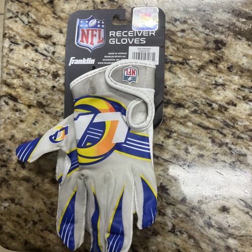 Franklin Sports Los Angeles Rams Youth NFL Football Receiver Gloves - M ...