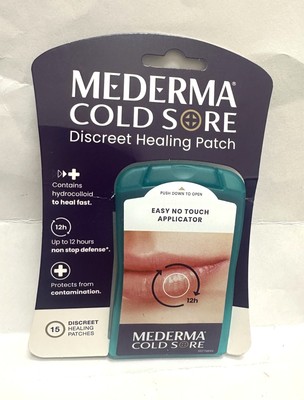 Mederma Cold Sore Discreet Healing Patches ,15 count ,Exp:07/27 ...