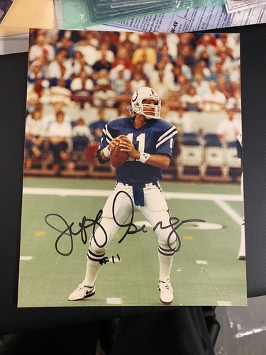 Jeff George Indianapolis Colts autographed photo 8x10 | eBay
