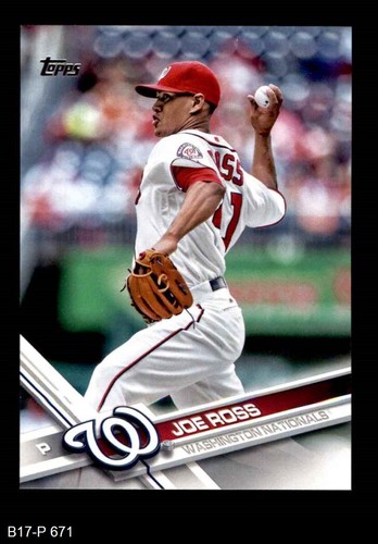 2017 Topps #671 Joe Ross Nationals 8 - NM/MT | eBay