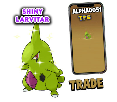 Pokemon Shiny Larvitar Registered Trade or Ultrafriend | eBay