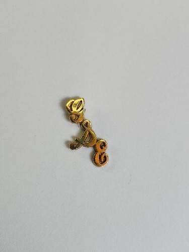 Initials GSE Monogram Lapel Pin Gold Marked 14K LM | eBay