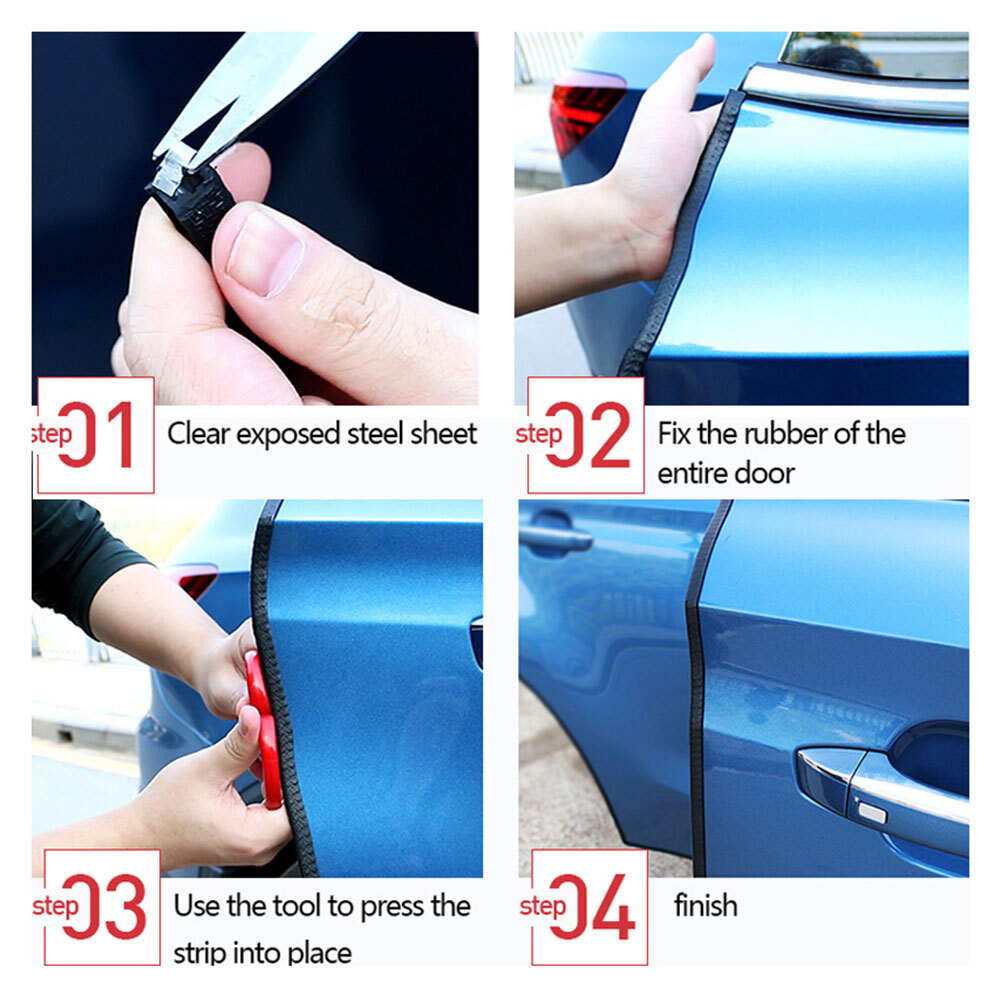 5/10m Car Door Protection Strip Waterproof Car Edge Guards Trim for Car ...