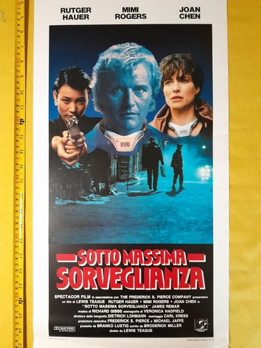 1991 WEDLOCK Sci Fi Hauer Mimi Rogers ORIG Locandina Italian Poster F10 ...