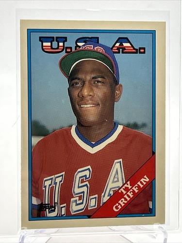 1988 Topps Traded TIFFANY Baseball Card Ty Griffin #44T Mint FREE ...
