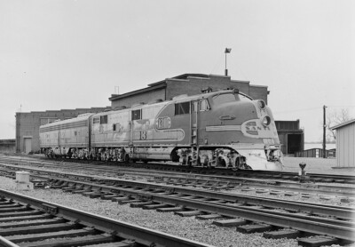 AT&SF EMD E6 Passenger Locomotive No. 13 Right Dallas TX 1958 5 x 7 ...