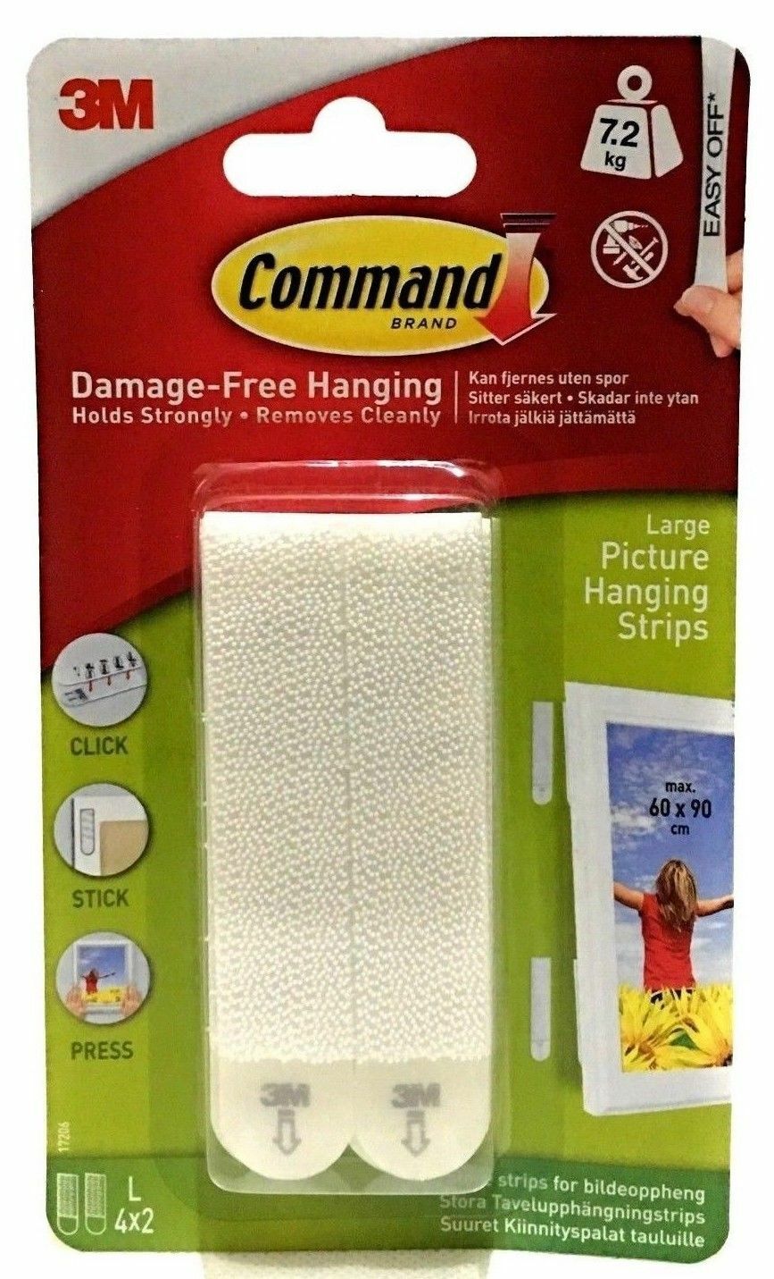 Command Strips Small Medium Large Self Adhesive Picture Hanging Frames ...