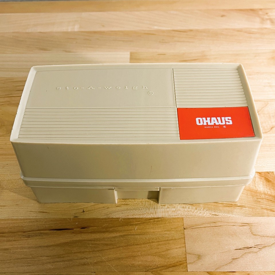 OHAUS 16 Piece Sto-A-Weigh Brass Calibration Weight Set 10mg-200g ...