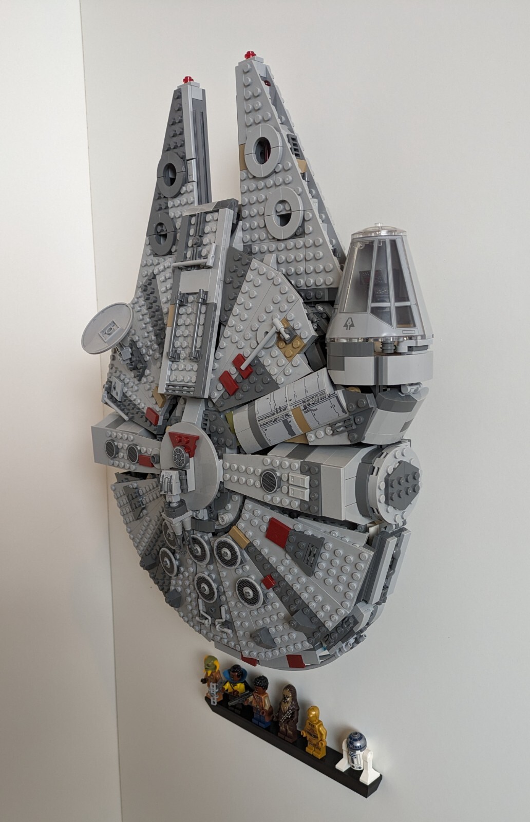 Vertical Wall Mount Bracket Lego Star Wars 75257 Millennium Falcon ...