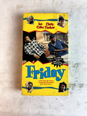 Friday VHS 1999 Movie Ice Cube Chris Tucker 90s Comedy Classic ...