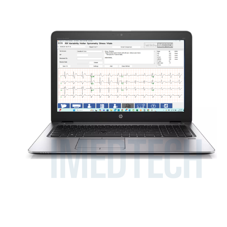 Midmark IQecg ECG Digital Interpretative EKG 4-000-0062 EMR/EHR ...