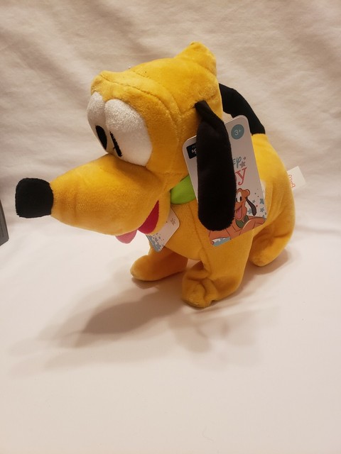 2x Disney Baby Pluto Walking Barking Tail Wagging Animated Pet Dog ...