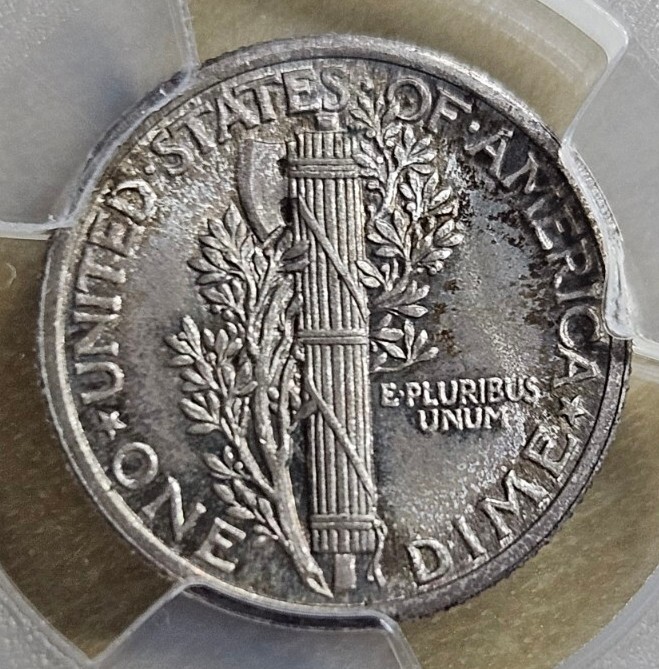 1916 P Mercury Dime Silver 10c PCGS MS64FB BU Uncirculated Full Bands ...