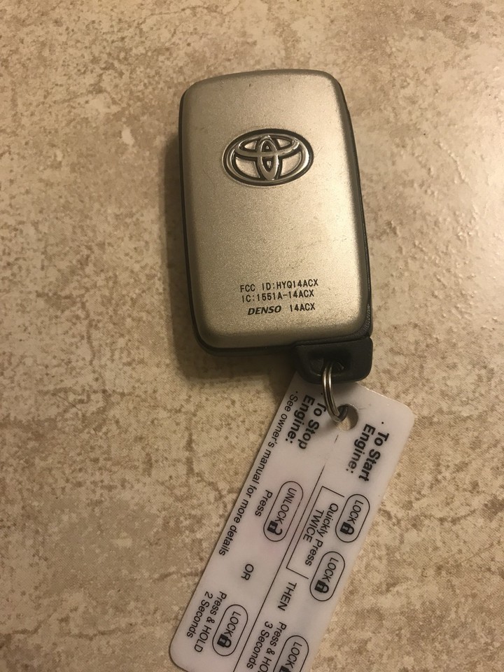 Toyota 4Runner Remote Engine Start RES Genuine OEM OE | eBay