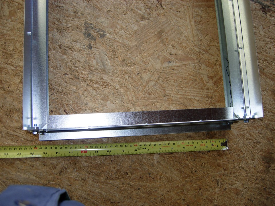 Return Air Filter Rack 20 x 16 x 1" filter,duct work,hvac,heating. Long ...