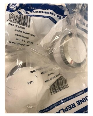 WE01X24552 OEM GENUINE GE WASHER DRYER TIMER CONTROL KNOB WHITE GENERAL ...
