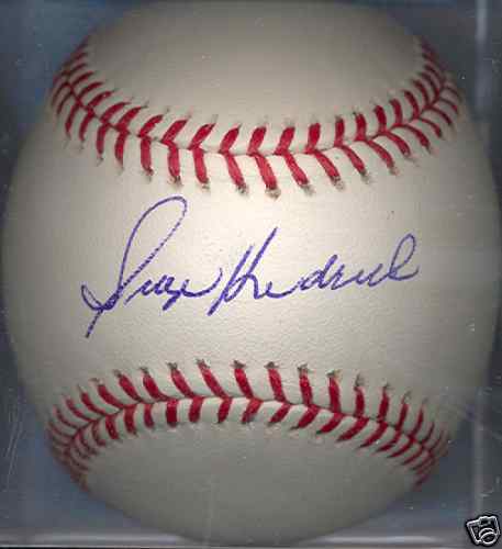 George Hendrick California Angels OML Autographed Signed Baseball COA ...