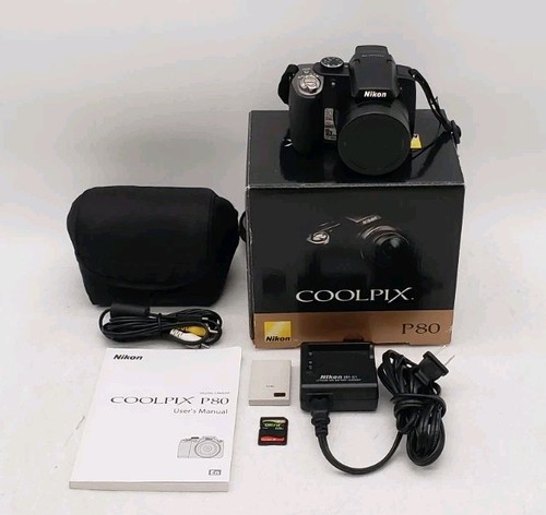 Nikon Coolpix P80 10.1MP Digital Camera Bundle With Accessories in ...